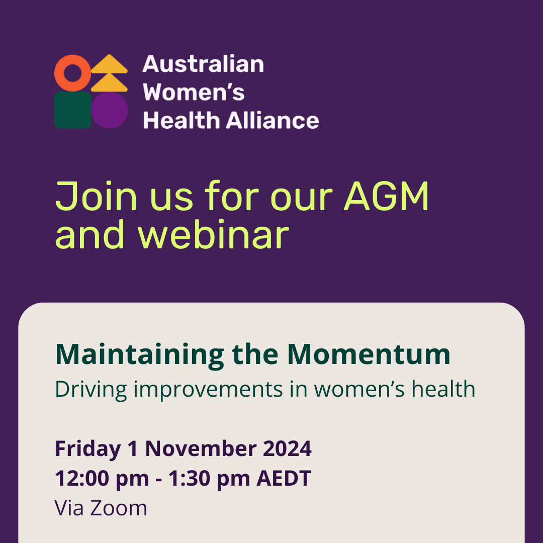 Online event - Join us for our 2024 AGM and webinar - Australian Women ...